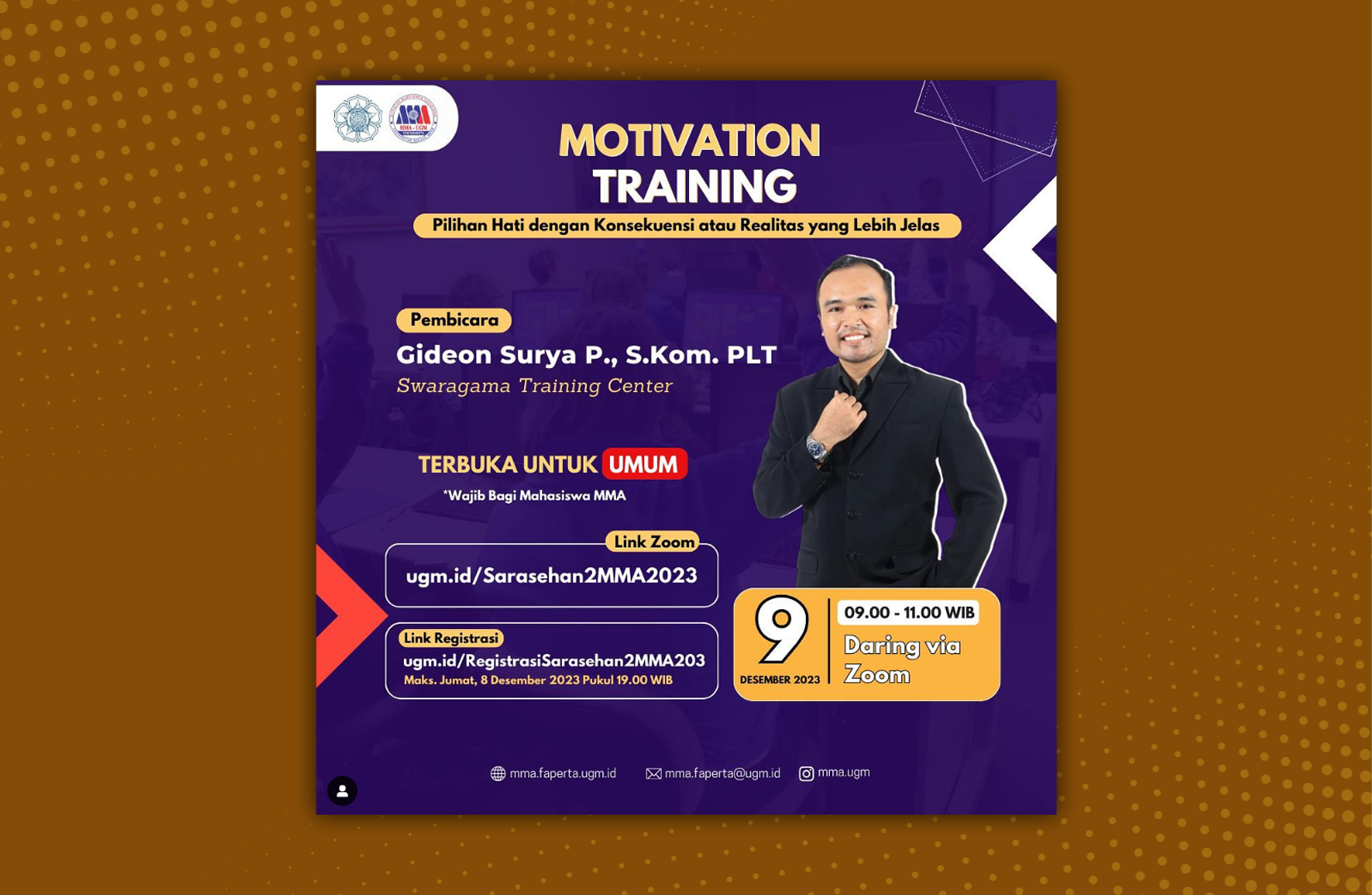 [Motivation Training] Pilihan Hati dengan Konsekuensi atau Realitas ...