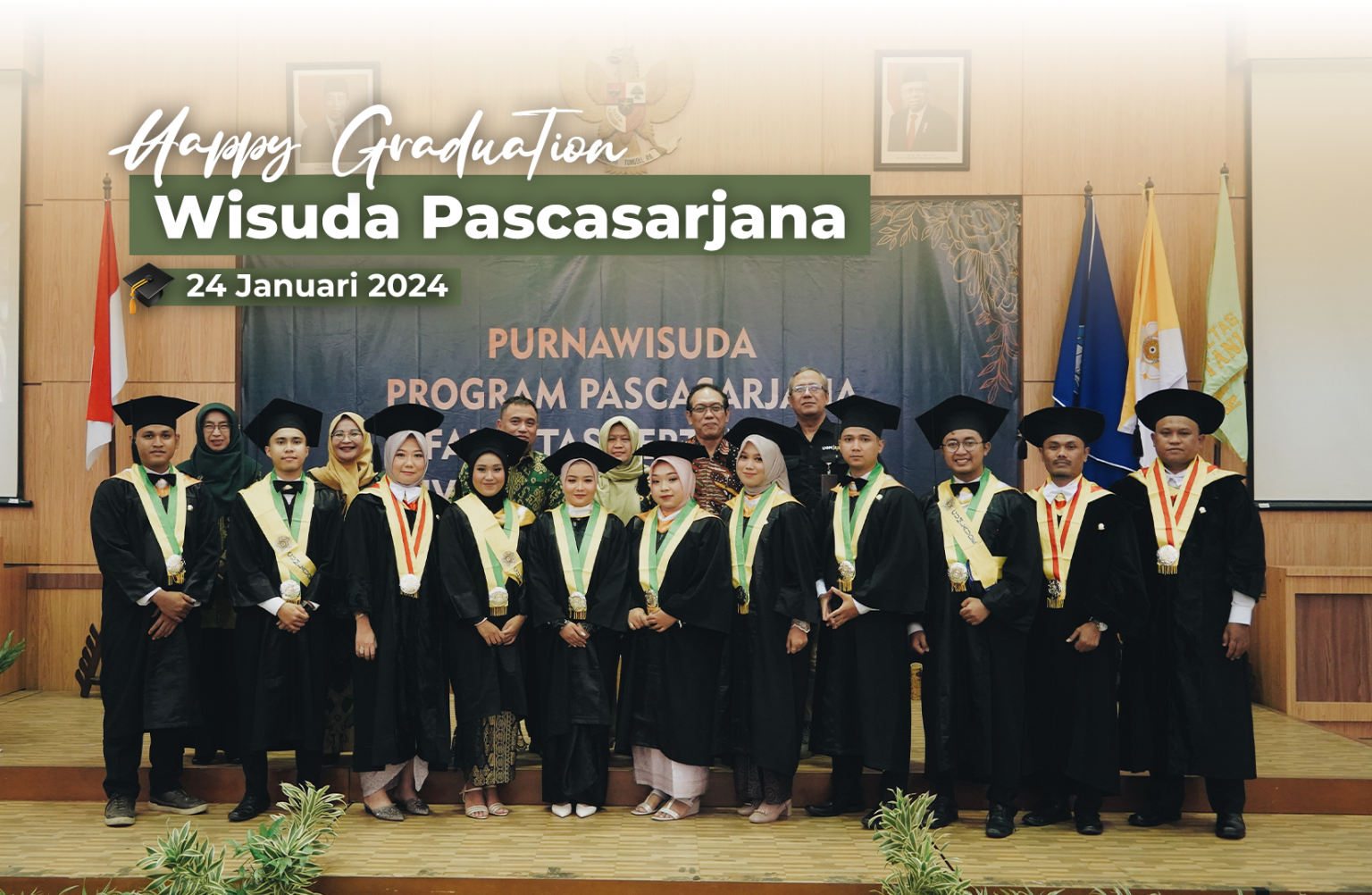 Graduation of the UGM Faculty of Agriculture Postgraduate Program ...