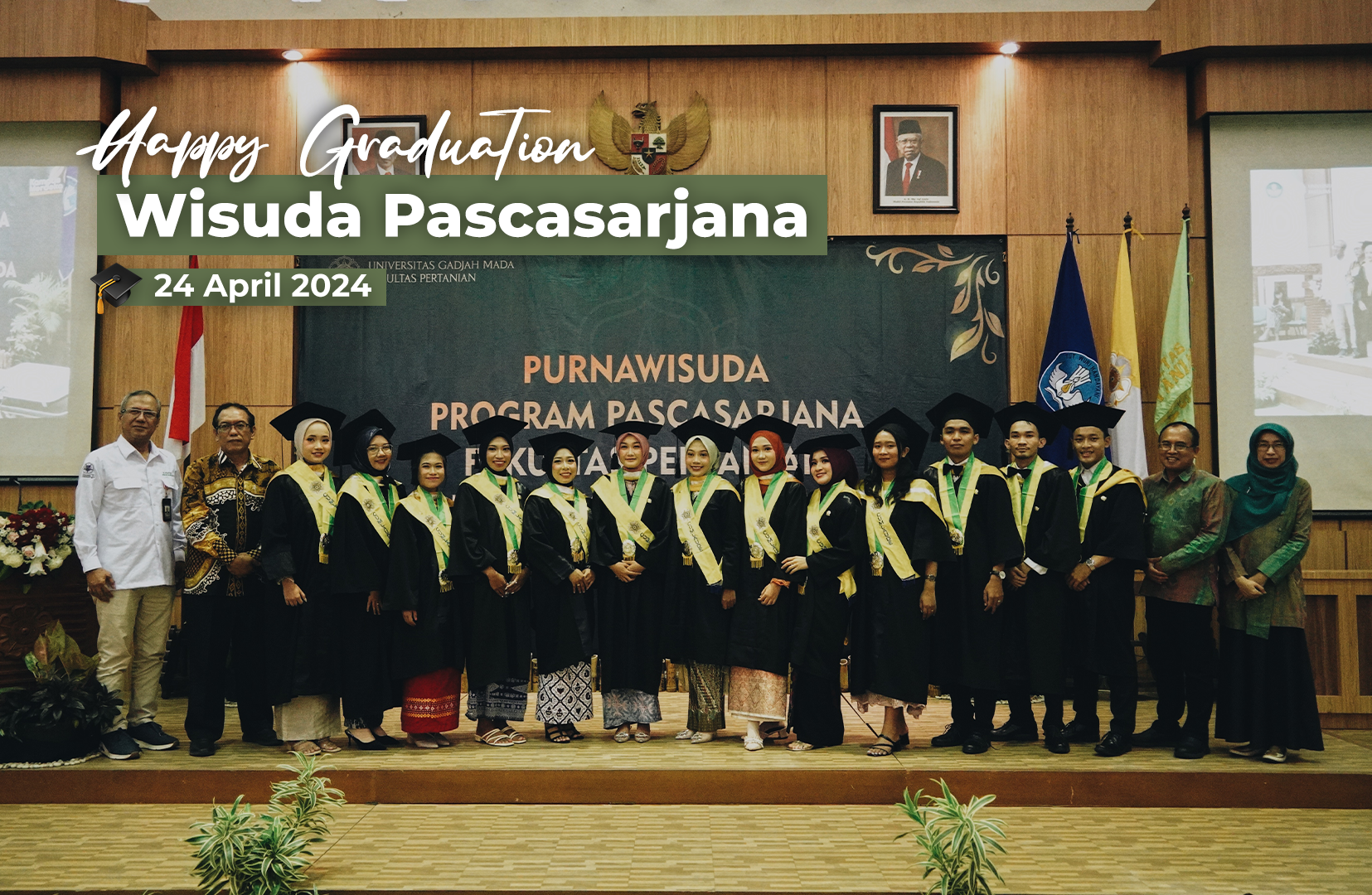 Wisuda Program Pascasarjana Periode III Fakultas Pertanian UGM Tahun 2024 – sosek.faperta.ugm.ac.id